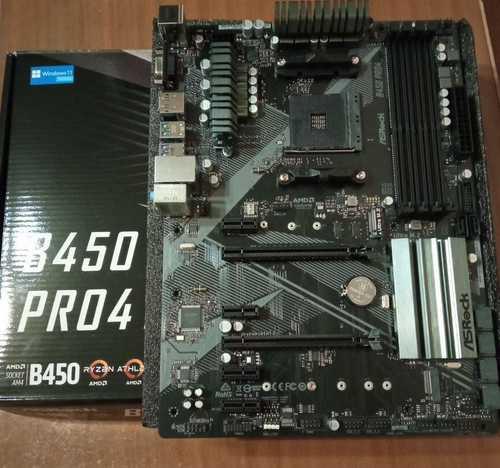 Asrock b450m pro4, ryzen 5 5500, 16 или 32gb озу