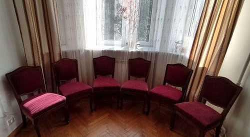 Винтажные стулья Венгрия. Виолетта. Орех, обивка