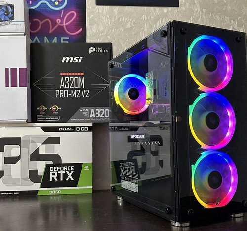 Игровой пк ryzen 5 /RTX 3050