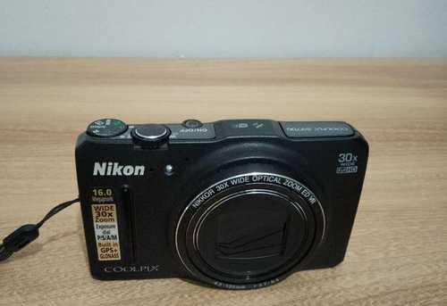 Компактный фотоаппарат nikon Coolpix s9700