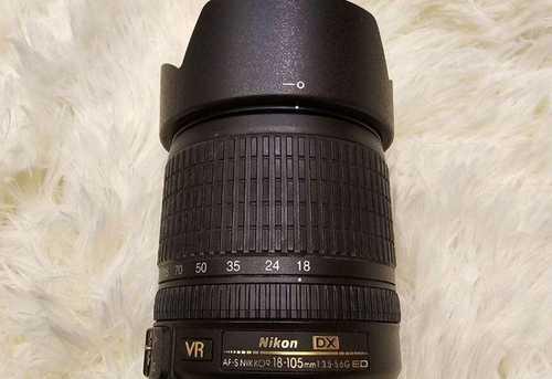 Объектив Nikon 18-105mm AF-S F mount
