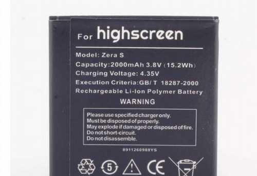 Аккумулятор для Highscreen Zera S