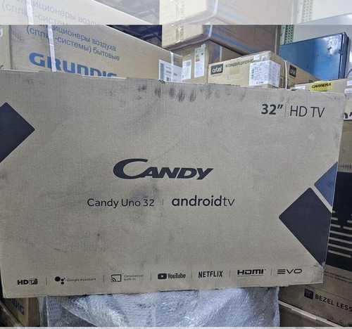 Новый смарт тв Candy Uno 32