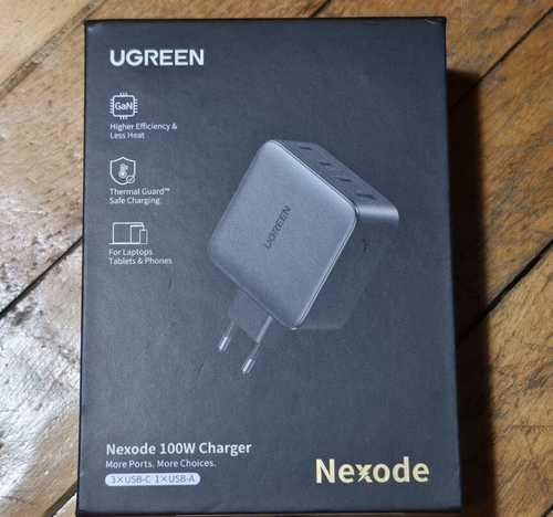 Зарядное устройство ugreen CD226 Nexodе GaN 100W