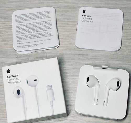 Наушники apple earpods lightning