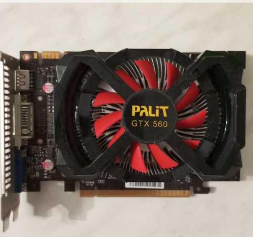 Видеокарта nvidia (palit) GeForce GTX 560 1 гб gdd