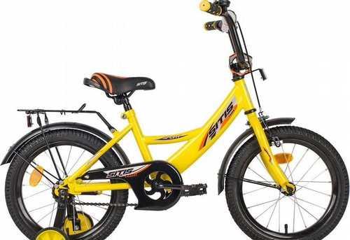 Велосипед sitis pams 16" (2023) желтый