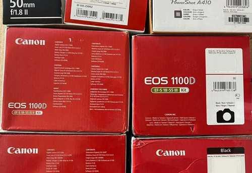 Коробка Canon EOS 1100D 1000D 550D EF-S 55-250 mm