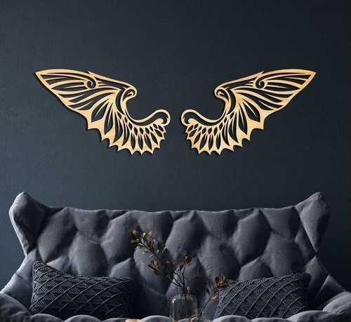 Крылья Ангела панно на стену из дерева