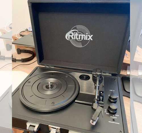 Виниловый проигрыватель ritmix LP-120B