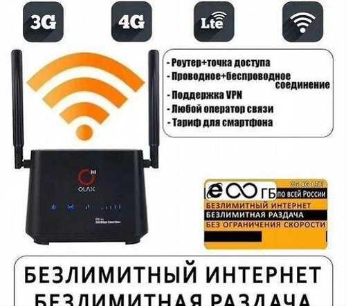 4G Wi-Fi интернет центр ZTE 2в1+Tapиф Bееl 003