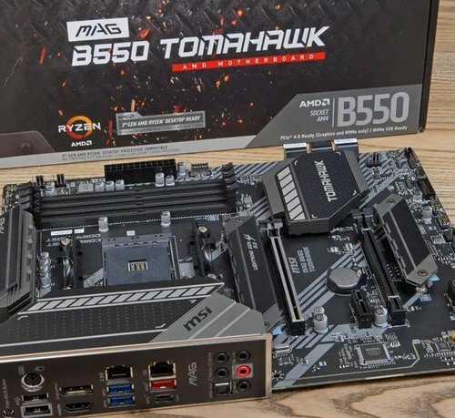 Комплект MSI b550 + R5 5600 на гарантии