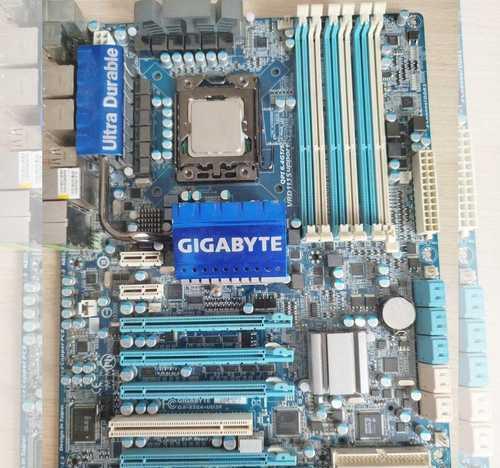 Комплект Gigabyte GA-X58A-UD3R с процессором