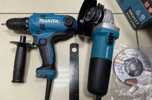 Набор (болгарка,дрель) Makita DK0117