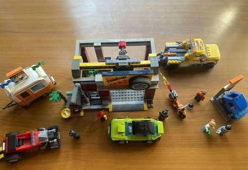 Lego city Тюнинг мастерская 60258