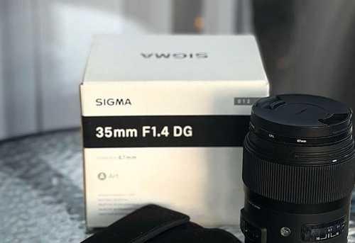Объектив Sigma AF 35 mm 1.4 DG art Nikon