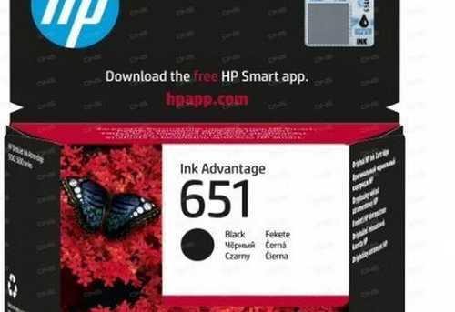 Черный картридж HP 651