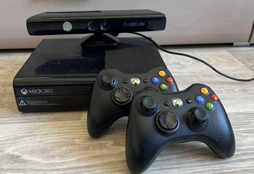 Xbox 360 + Kinect с 2 джойстиками