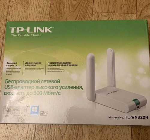 Wifi aдaптep tр link тl-WN822N