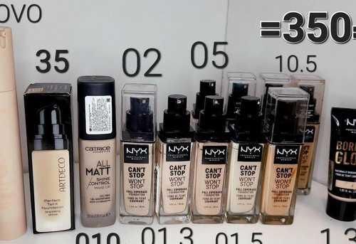 Тональнй крем NYX, maybelline, L'oreal