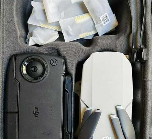 Дрон с камерой DJI mini 2 se с комплектом батареек