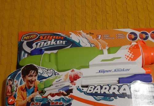 Бластер nerf super soaker barrage