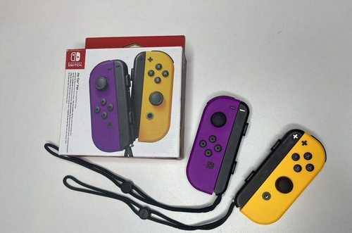 Пара Joy-Con Neon Purple Orange (Nintendo Switch)
