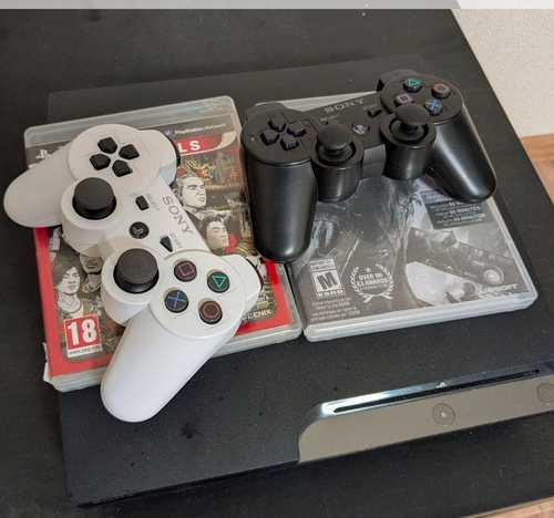 Sony playstation 3 slim прошитая 150 gb