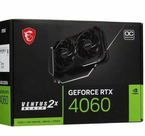 Видеокарта MSI GeForce RTX 4060 ventus 2X black OC