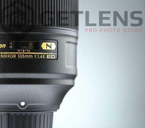 Nikon 105mm 1.4 E ED AF-S Nikkor (Новый)
