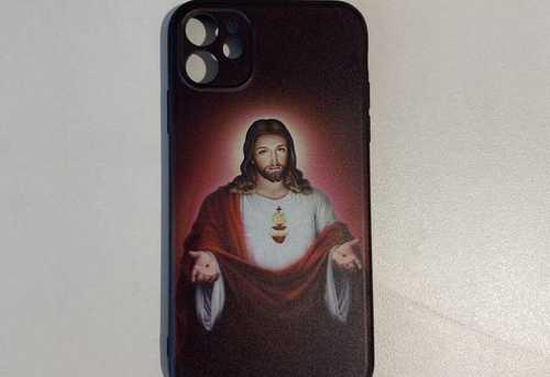 Чехол на iPhone 11 с Иисусом