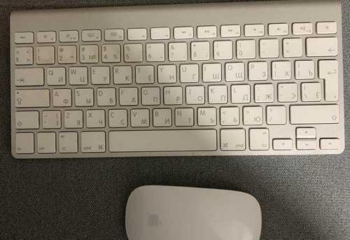 Клавиатура и мышь Apple 1 поколения