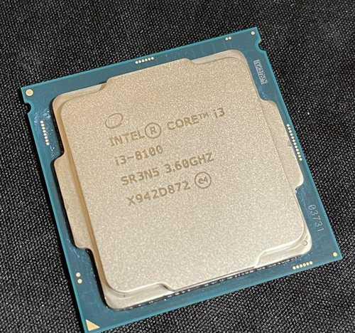 Процессор Intel Core i3 8100 3.6 GHz