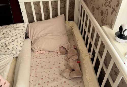 Детская кроватка happy baby mirra