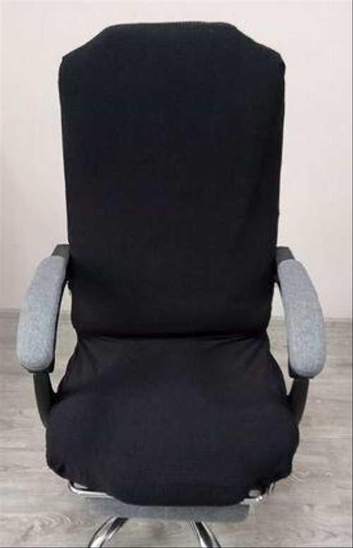 Чехол для офисного кресла, размер L, черный