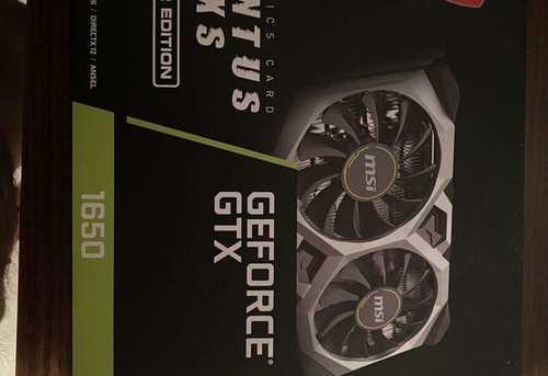 MSI GeForce GTX 1650 ventus XS OC V1 4G