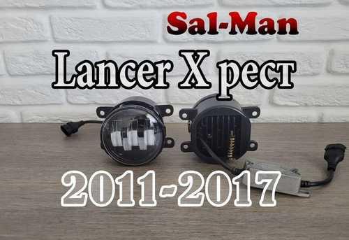 Противотуманные фары Mitsubishi Lancer X рестайл