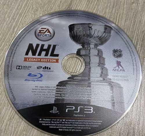 Игра (диск) NHL на ps3