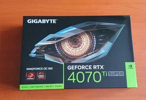 Gigabyte RTX 4070 Ti super windforce OC 16GB NEW