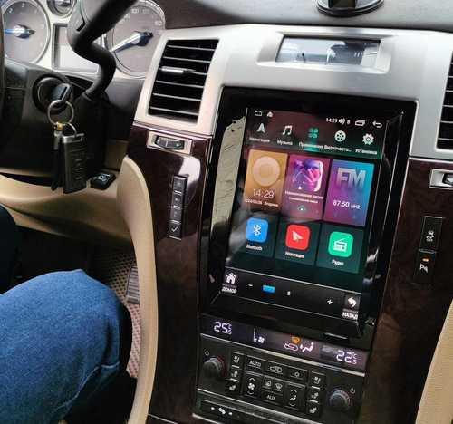 Android Tesla 9.7 дюйма для Cadillac Escalade GMT9