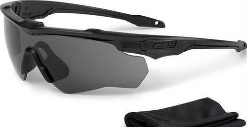 Стрелковые очки ESS Crossblade One Black Smoke Gra