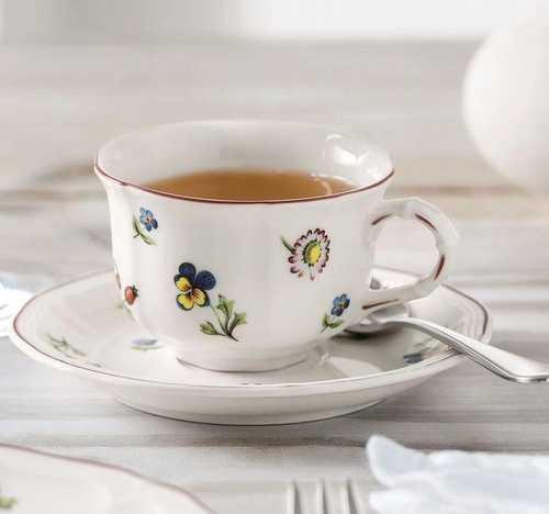 Новая чайная пара villeroy&boch Petit Fleur