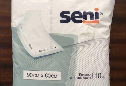 Пеленки впитывающие 90х60 Seni Soft Basic 10 шт
