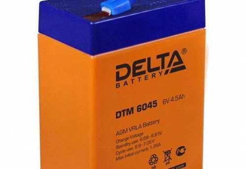 Акб (6V/4,5Ah) delta DTM 6045