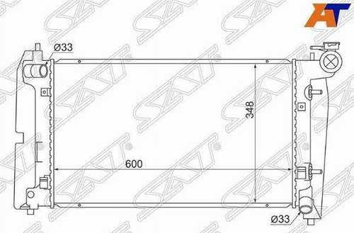 Радиатор geely emgrand EC7