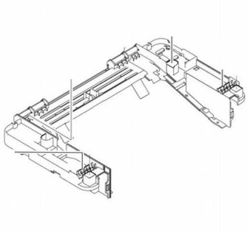 Крышка верхняя HP LJ M 1005 RL1-1431-000