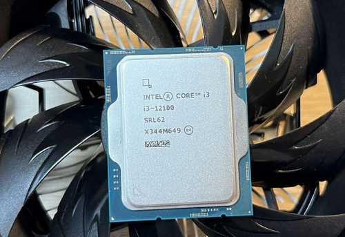Intel Core i3-12100 (без F) + кулер