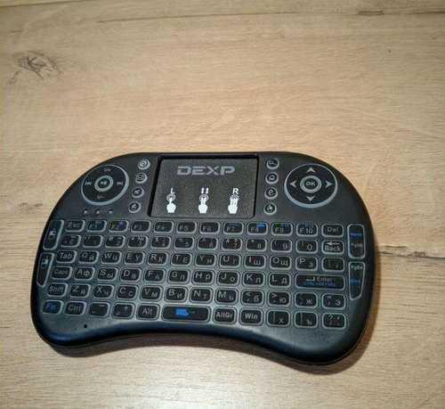 Клавиатура dexp для TV безпроводная с тачпадом