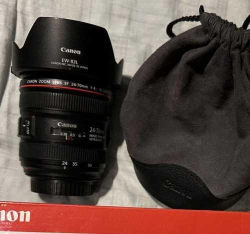 Объектив Canon EF 24-70 f.4