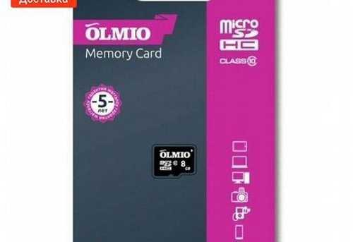 Карта памяти olmio microsdhc 8GB Class 10 без адап